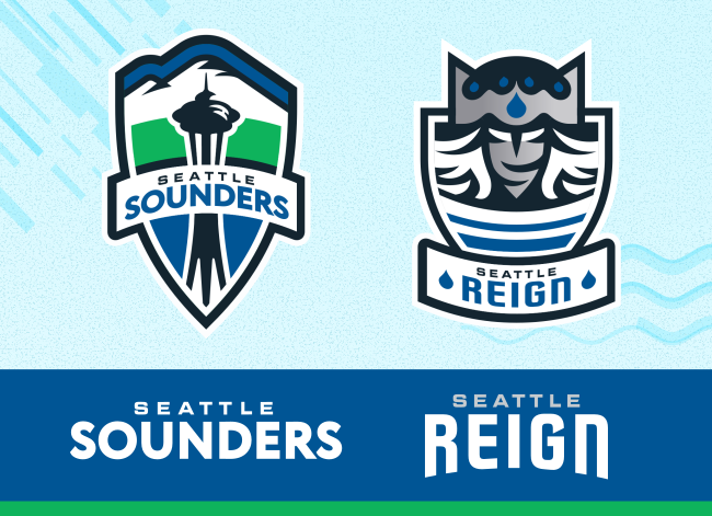 More Seattle Sounders and Reign Concepts (2025 necktape logo edit & kit ...